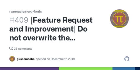 Feature Request And Improvement Do Not Overwrite The Klingon Glyphs