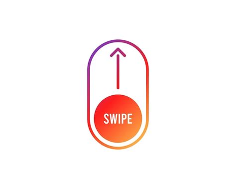 Premium Vector Swipe Up Buttons Set Application And Social Network Icons Swipe Up For