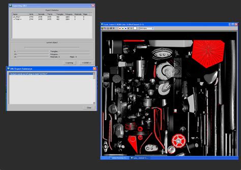 OBJ Exporting Warning Polycount