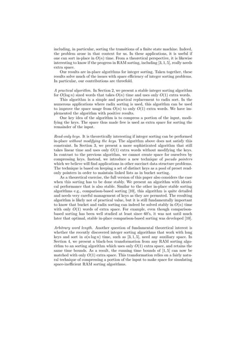 Radix Sorting With No Extra Space Pdf