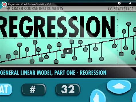 Crash Course Statistics 32 Regression Instructional Video For 9th 10th Grade Lesson Planet