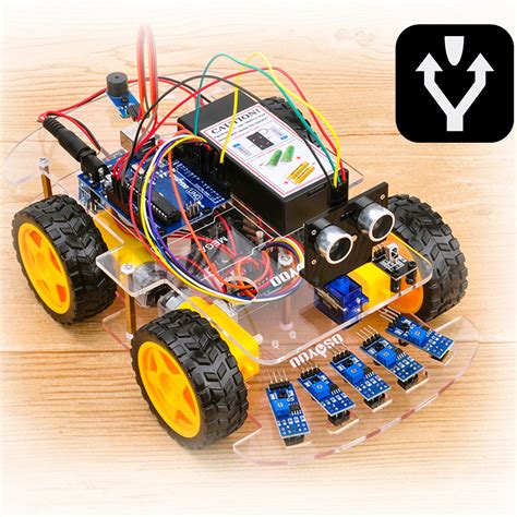 Osoyooロボットカーキットレッスン5：ロボットカーで障害物回避走行