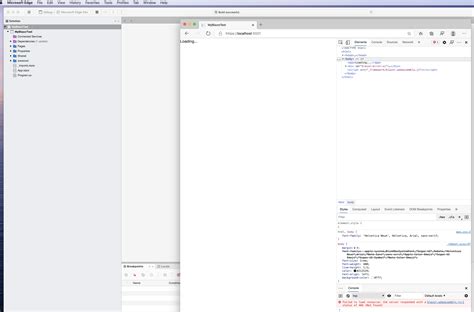running a blazor web app from vs mac 2019 404 error blazor