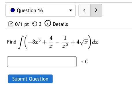 Solved Question 160 1pt 3 I ﻿detailsfind