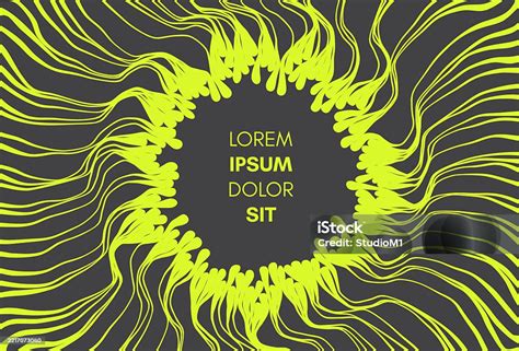 곡선은 중심을 가리키기 위해 안쪽으로 스윕됩니다 표지 디자인 템플릿 방사형 선 배경입니다 복사 공간이 있는 벡터 그림입니다 카드 브로셔 포스터 프리젠 테이션 또는 배너를