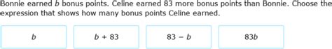 IXL Write Variable Expressions Word Problems Year Maths Practice