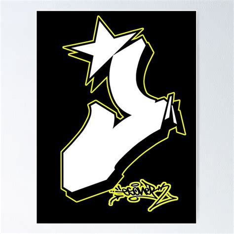Letter J By Esone Urban Graffiti Street Style Poster For Sale By