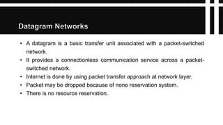 Datagram Switching And Virtual Control Switching PPTX