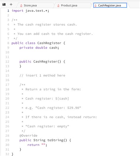 Solved Solve In Java Store Specification A Store Sells One