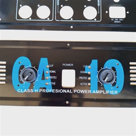 Jual Bonus Knop Plat Panel Depan Belakang Power Amplifier Ca Free