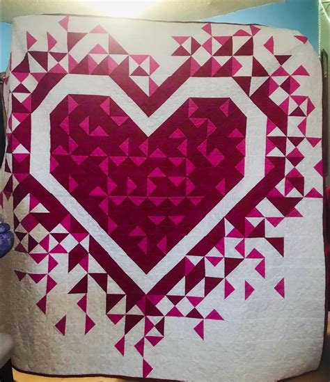 Trellis Exploding Heart Quilt Kit At Curtis Dolan Blog