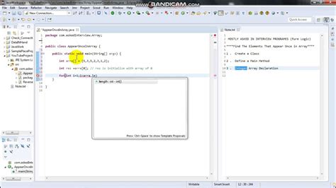 Find The Element That Appear Once In Array Mostly Asked In Interview In Java Youtube