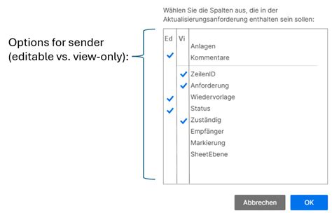 Allow Choosing Editable Vs Read Only Columns In Manual Update Requests