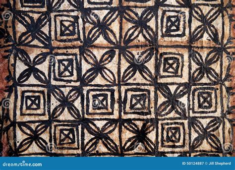 Pacific Islands Tivaevae Background And Texture Royalty Free Stock Image