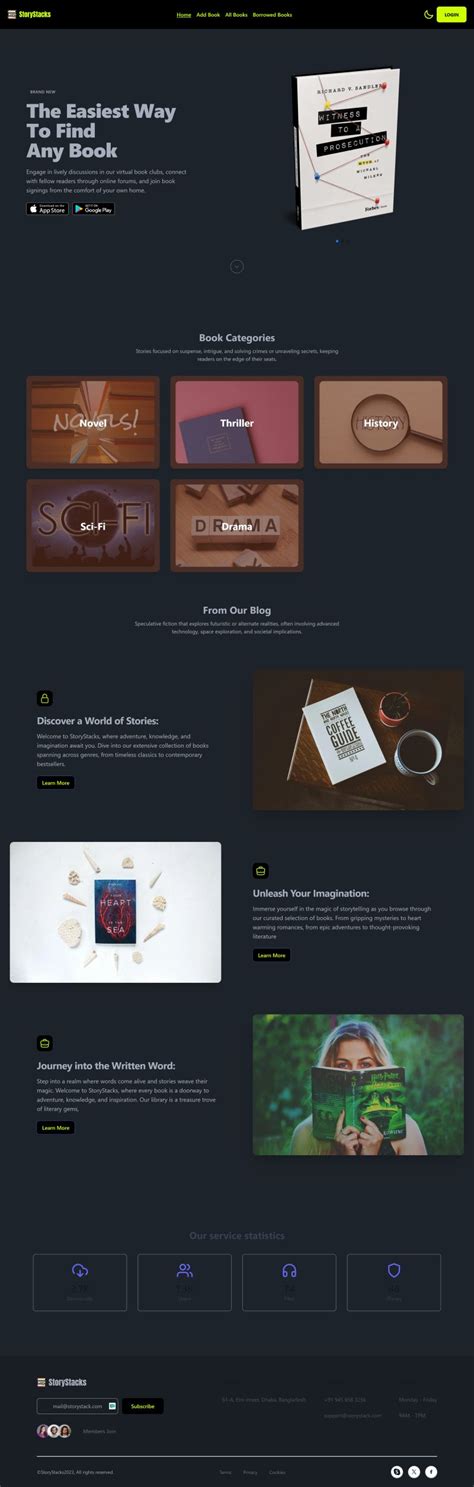 Arafat Hosen On Linkedin Storystacks Your Gateway To A Seamless Library Experience Welcome To