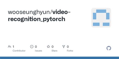 Github Wooseunghyun Video Recognition Pytorch