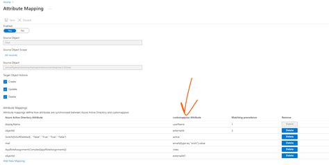 Azure Ad Users Provisioning Mapping Is It Possible To Rename Customappsso To Something More