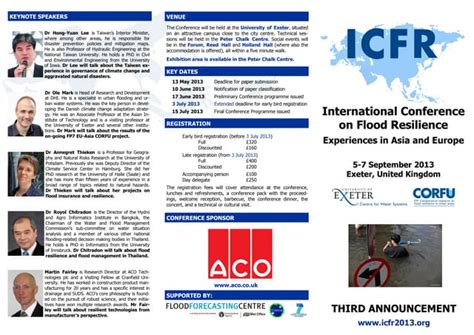 Icfr 2013 3rd Announcement Ppt