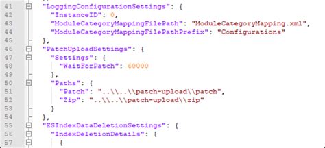 Updating Vanguard Appsettingsjson File