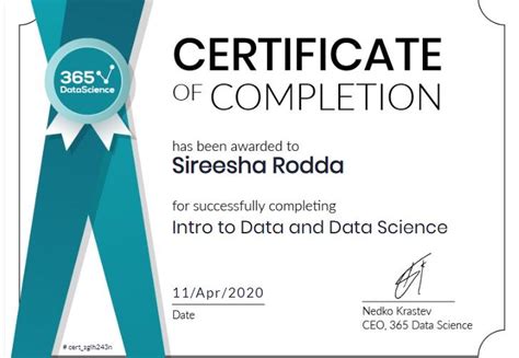 Sireesha Rodda On Linkedin Completed The First Course In The Series Of