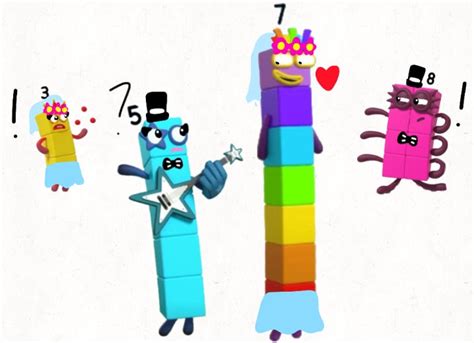Numberblocks 5 And 7 Married Swap By Nelianana5 On Deviantart