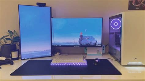 Dual Monitor Setup Gaming Room Setup Dual Monitor Setup Game Room Design