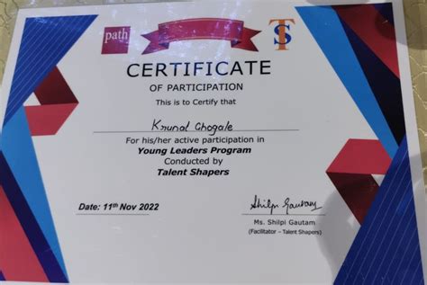 Krunal Ghogale On Linkedin Young Leaders Program