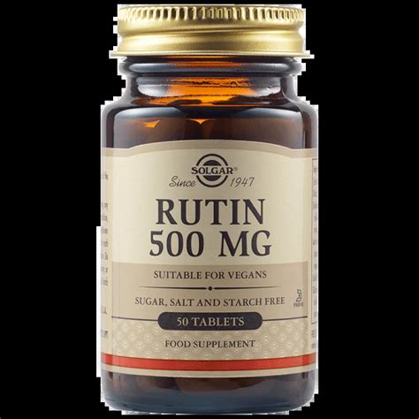 Рутин (Rutin) 500 мг капсули/таблетки Топ Цена Solgar