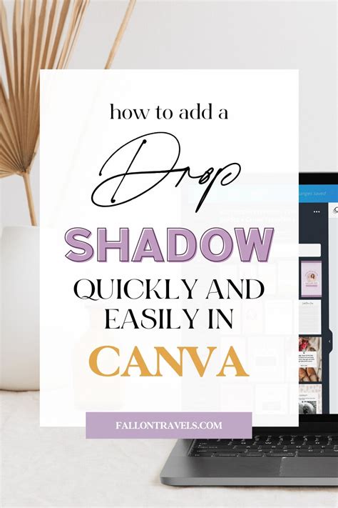 How To Create A Drop Shadow In Canva With Just One Click — Fallon