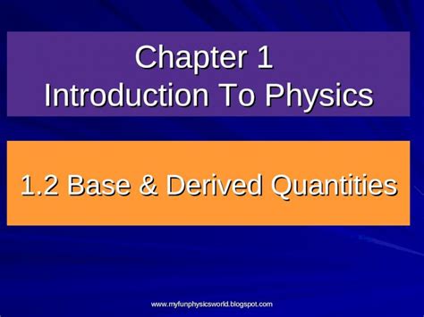 Ppt 1 2 Base Derived Quantities Dokumen Tips