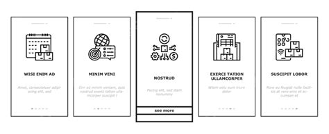 ระบบการจัดการห่วงโซ่อุปทาน Onboarding Mobile App Page Screen Screen