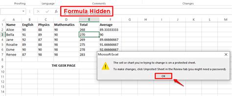 How To Hide Formulas And Display Only Their Values In Microsoft Excel