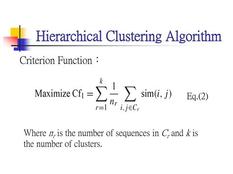 Ppt A Hierarchical Clustering Algorithm For Categorical Sequence Data Powerpoint Presentation