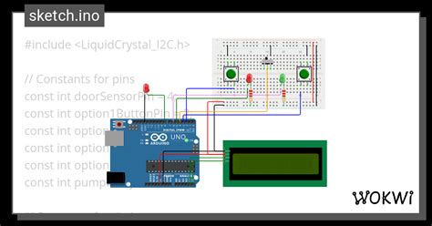 Tool Cleaning System Wokwi Esp32 Stm32 Arduino Simulator