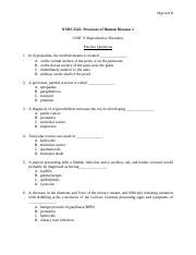 Unit 9 Reproductive Disorders Practice Questions Pdf Page 1 Of 5 NURS 2543 Processes Of