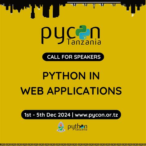 Pycon2024 Tanzania Pycon2024 Pythontz Python Techcommunity