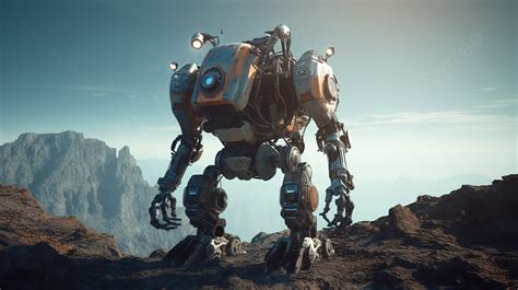 Robots Exploring Space Background Images Hd Pictures And Wallpaper For