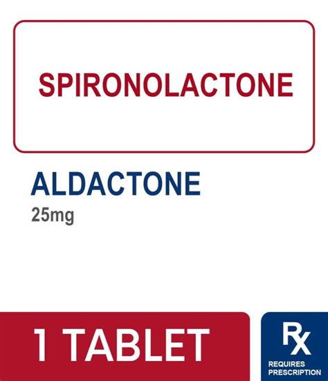 Aldactone 25mg Tablet Rose Pharmacy Medicine Delivery