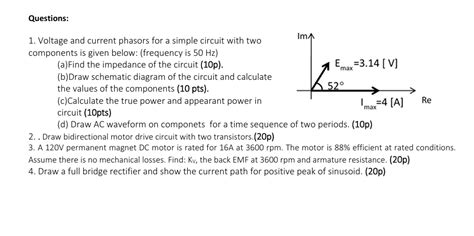 Solved ﻿draw Bidirectional Motor Drive Circuit With Two