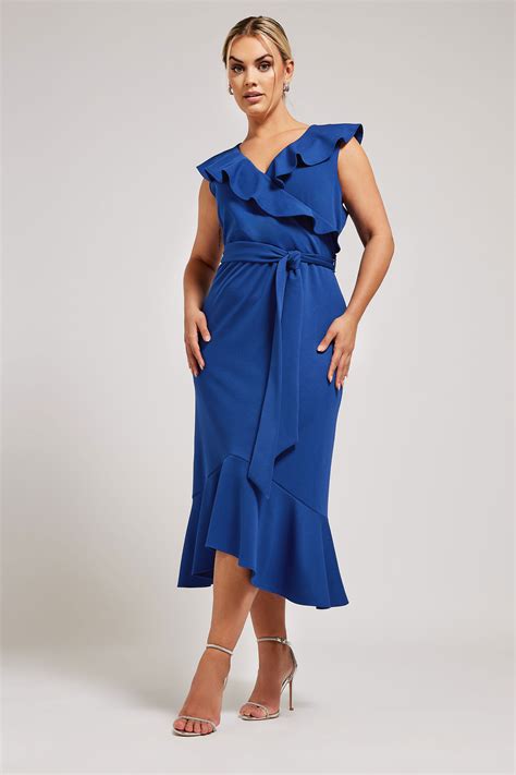 Cobalt Blue Wrap Dress Dresses Images 2024