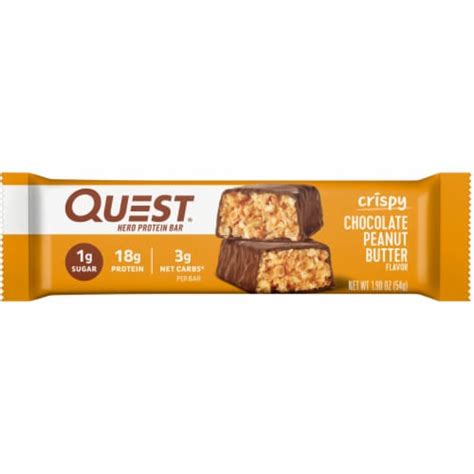 Quest Chocolate Peanut Butter Hero Protein Bars 1 Ct Qfc