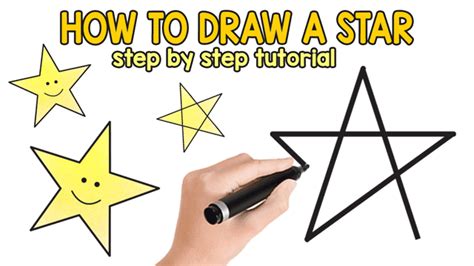 How To Draw A Star Step By Step Drawing Tutorial For The Easiest 5 Pointed Star Easy Peasy