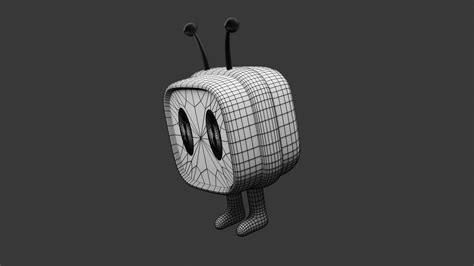 3d Cute Robot Model Turbosquid 2103363