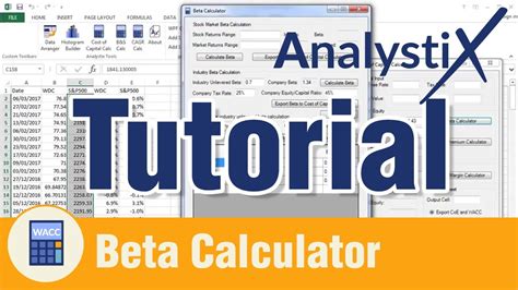 Unlevered Beta Formula Calculator Examples With Excel