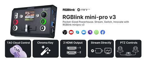 Amazon Rgblink Mini Pro V Video Mixer Switcher With X K Hdmi