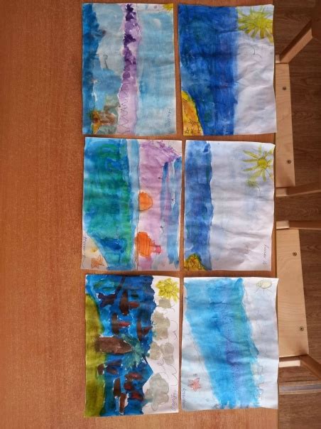 Подготовительная группа Рисование Тема Морской пейзаж МДОУ ДЕТСКИЙ САД