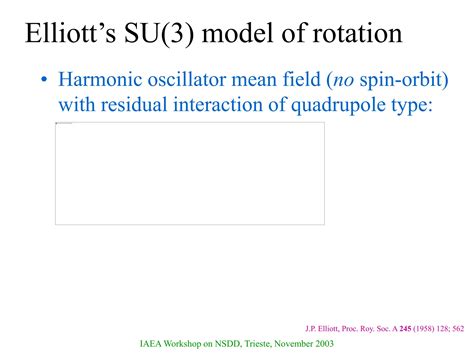 Nucleur Shell Model Of Atom By P Van Isacker Ppt