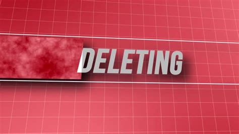 Deleting Progress Bar Animation Motion Graphics Ft Deleting