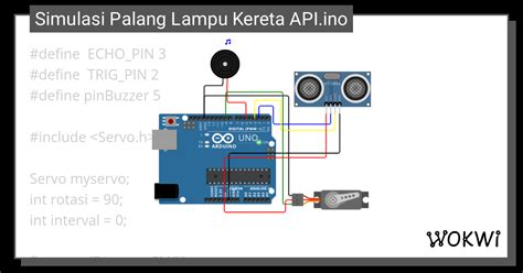 Simulasi Palang Lampu Kereta O Copy Wokwi Esp32 Stm32 Arduino Simulator