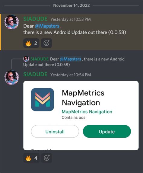 New Android Update Version 0 0 58 R Mapmetrics Official